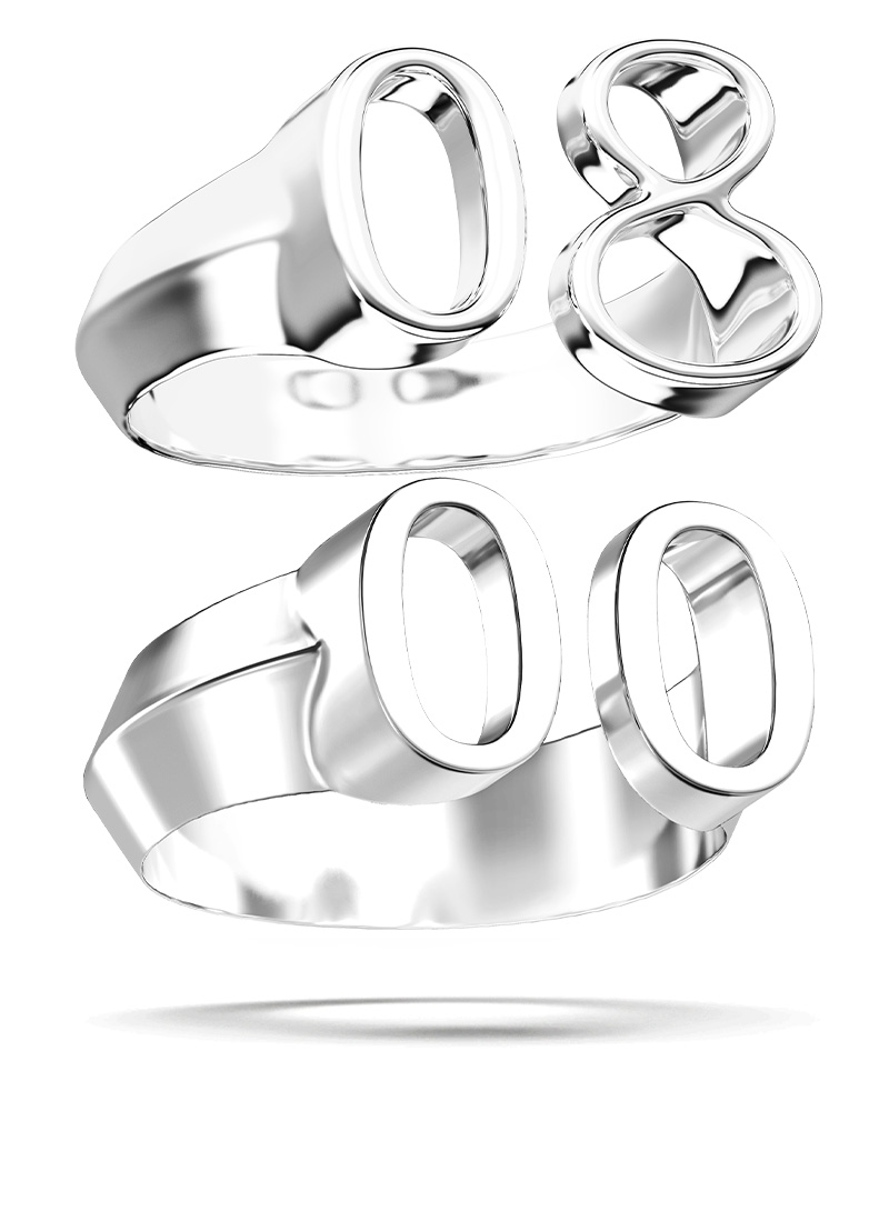 Anillos 0800 - 0800 Don Rouch