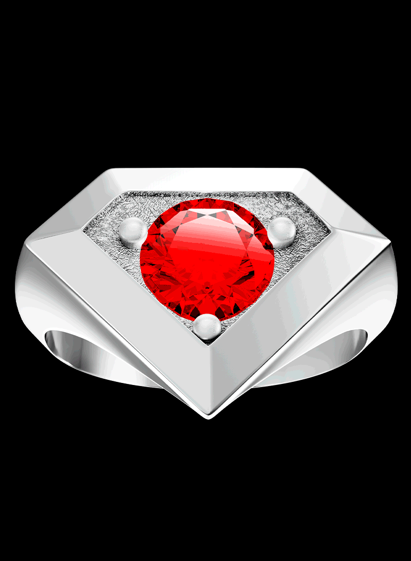 Anillo Solitario 0800 ARGENTA - 0800 Don Rouch